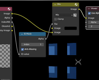 Blender: Adding reflections to only part of an object