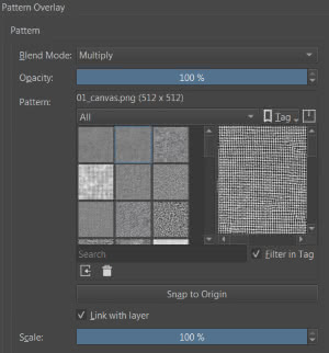 How to use patterns in Krita