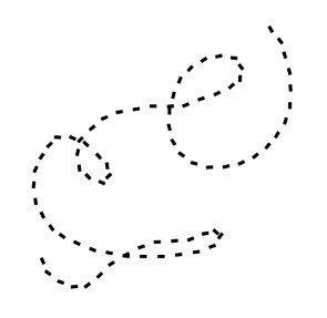 Krita Tutorial: How to draw a dotted or dashed line